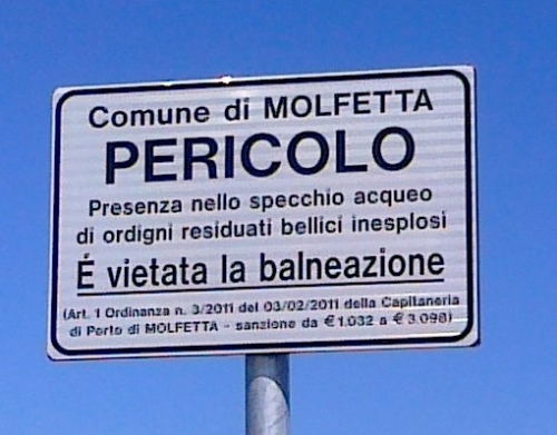 Quindici Molfetta - Continuano le operazioni di controllo e messa in ... Quindici Molfetta - Continuano le operazioni di controllo e messa in ...